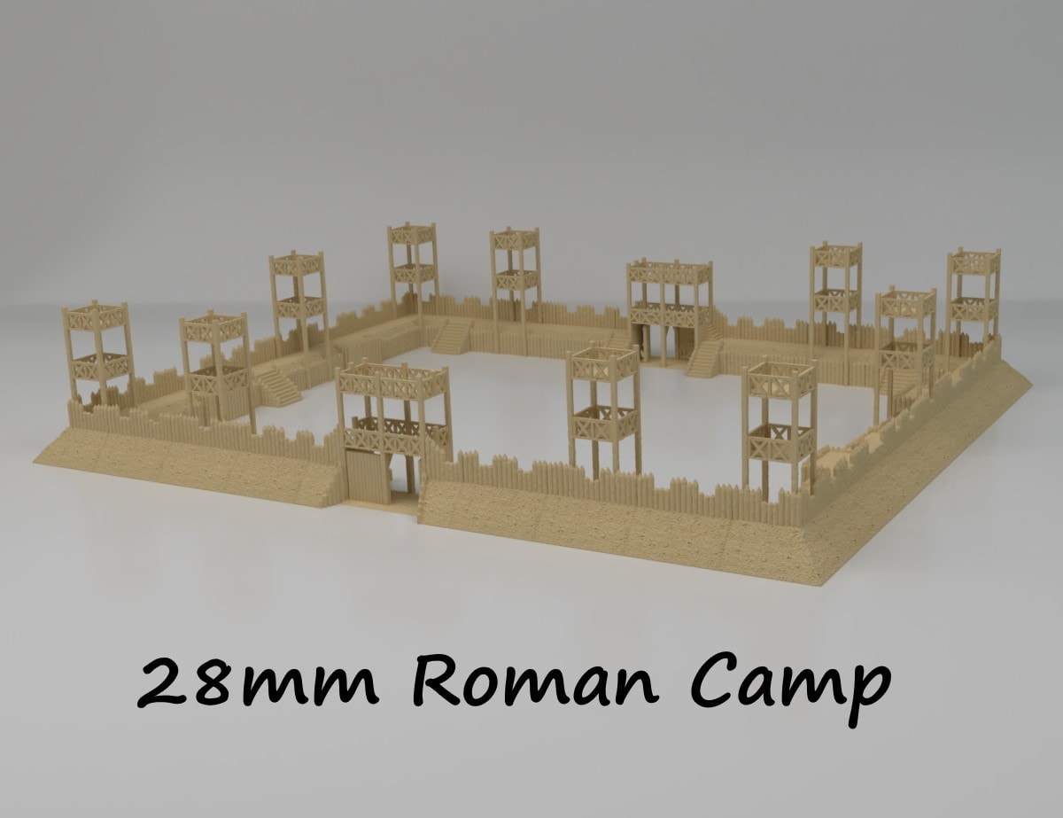Modular Roman Camp by Forlon Hope Soldiers / Printable Terrain ...