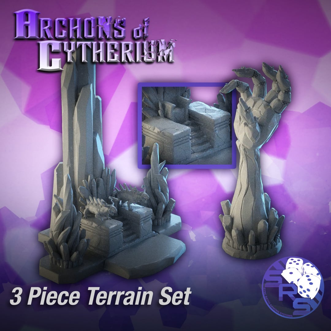 Crystal Centerpiece Terrain Set by Sync Ratio Gaming Systems - MiniHoarder