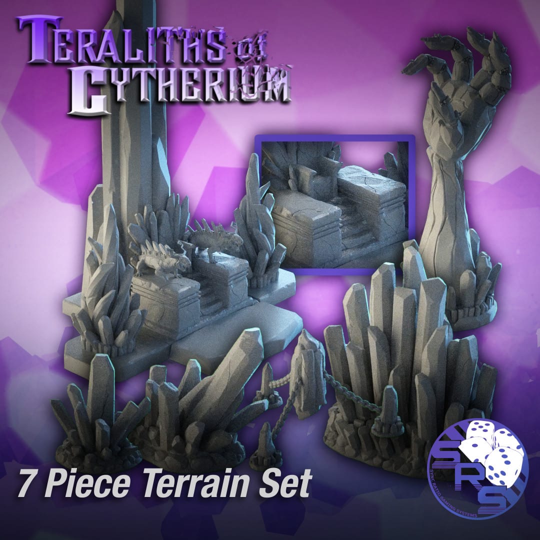 Crystal Terrain Set by Sync Ratio Gaming Systems - MiniHoarder