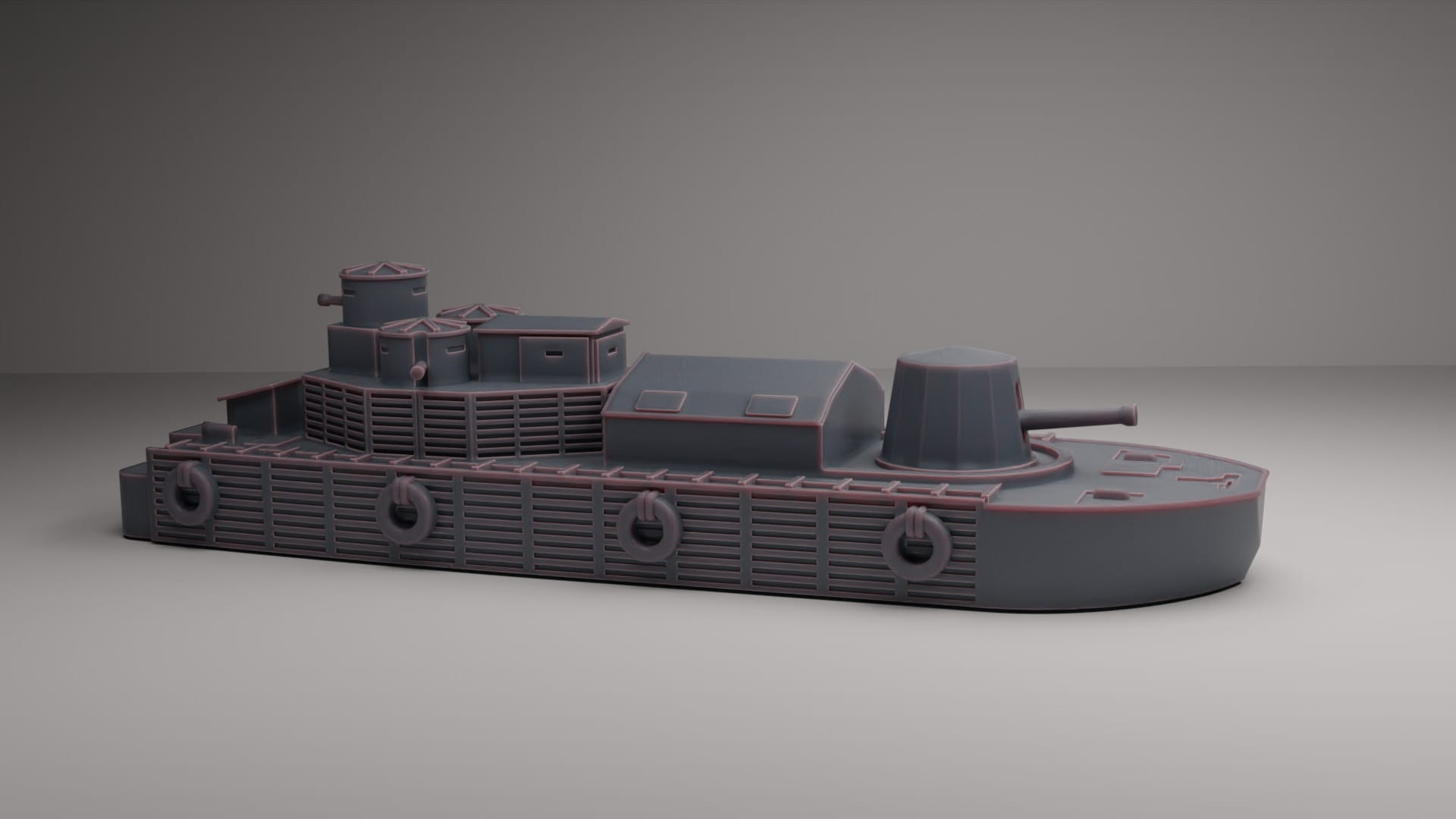 MONITOR BOAT (VIETNAM WAR) by guaro3d - Wargaming3D