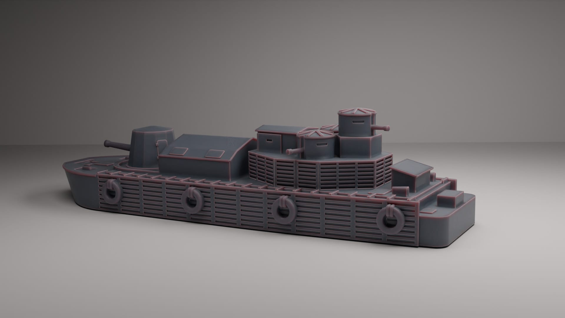 MONITOR BOAT (VIETNAM WAR) by guaro3d - Wargaming3D