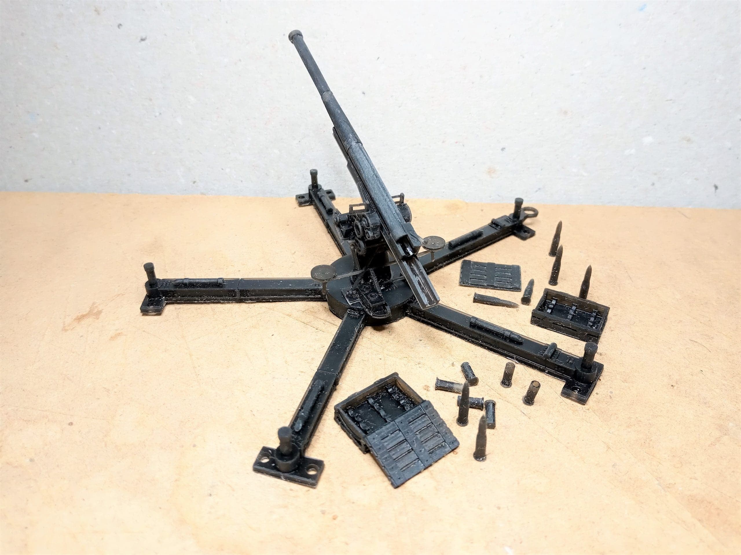 28 mm / 1: 56 Japan Type 88 75 mm AA gun by Studio Grozny - Wargaming3D
