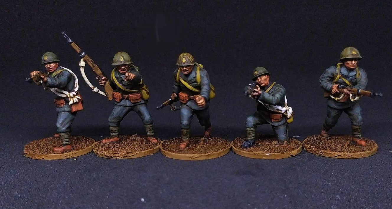 28mm Japanese Special Naval Landing Force riflemen by Studio Grozny ...