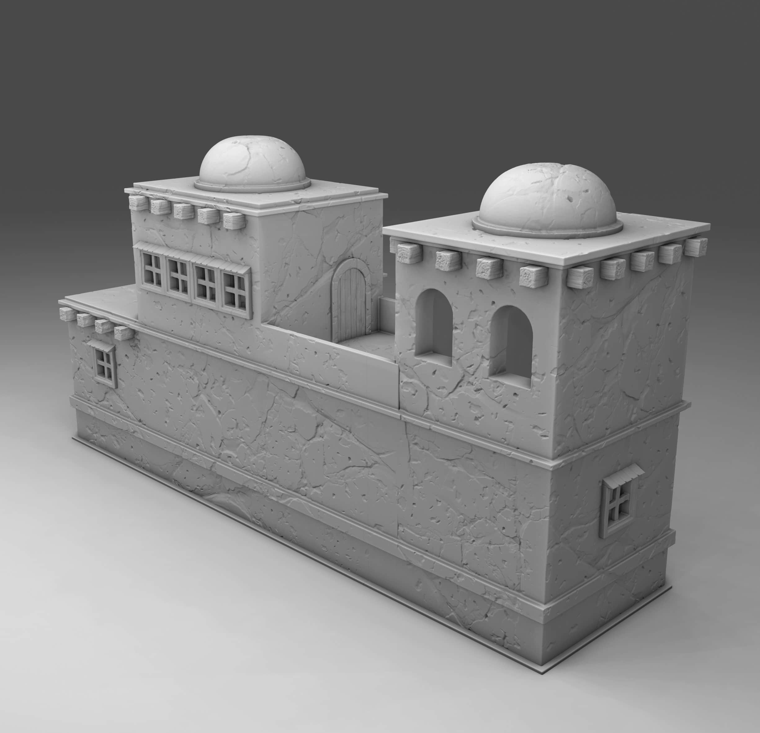 28 mm Arab Building Complex by Studio Grozny - Wargaming3D