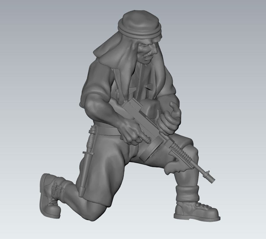 28 mm SAS-LRDG infantry squad by Studio Grozny - Wargaming3D