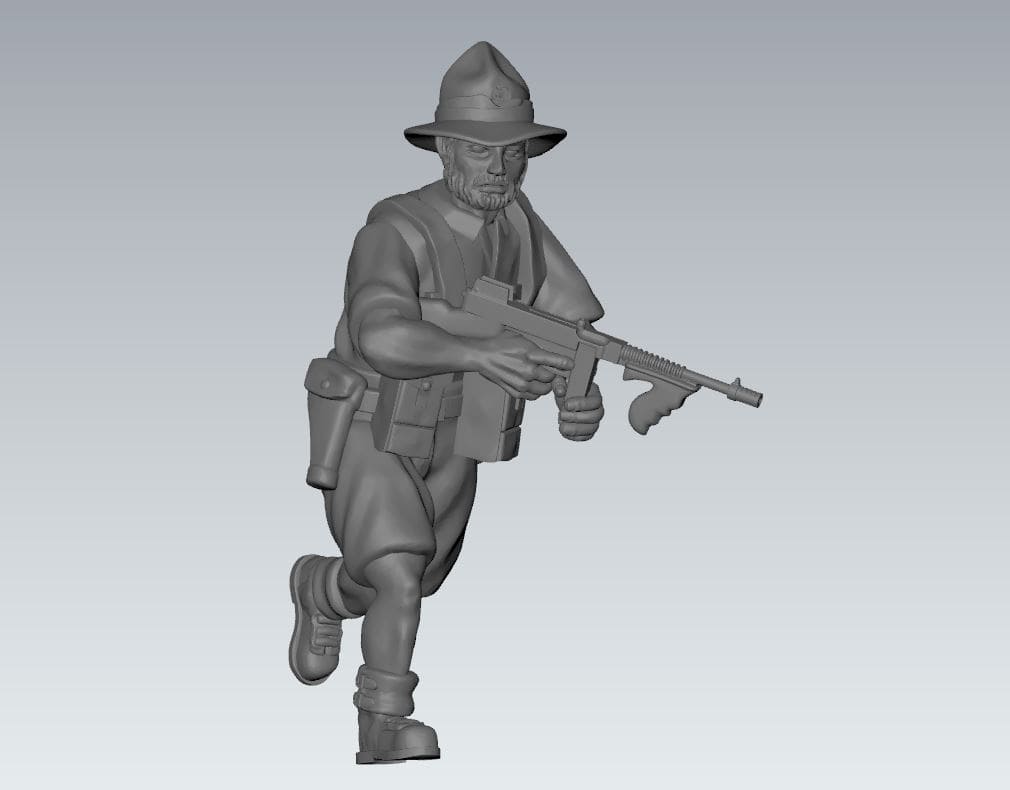 28 mm SAS-LRDG infantry squad by Studio Grozny - Wargaming3D
