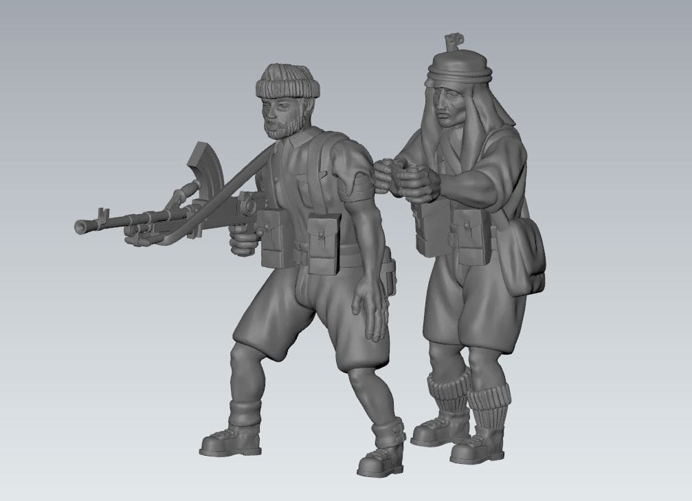 28 mm SAS-LRDG infantry squad by Studio Grozny - Wargaming3D