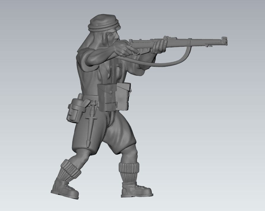 28 mm SAS-LRDG infantry squad by Studio Grozny - Wargaming3D