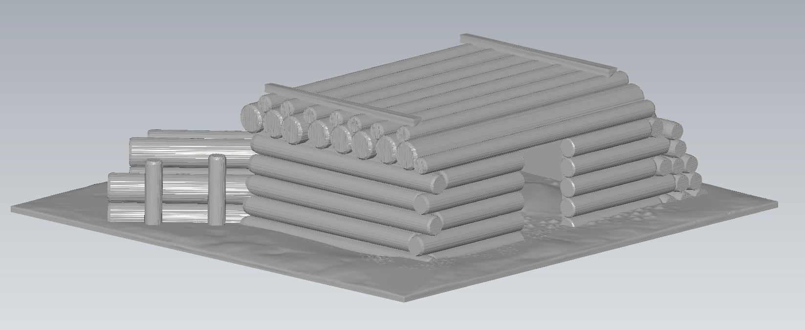 28 mm Log Bunker by Studio Grozny - MiniHoarder
