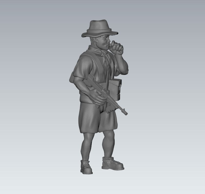 28 mm Native Irregular Fighters by Studio Grozny - Wargaming3D