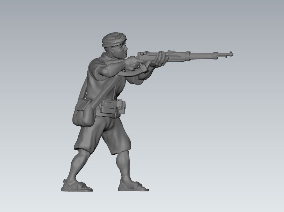 28 mm Native Irregular Fighters by Studio Grozny - Wargaming3D