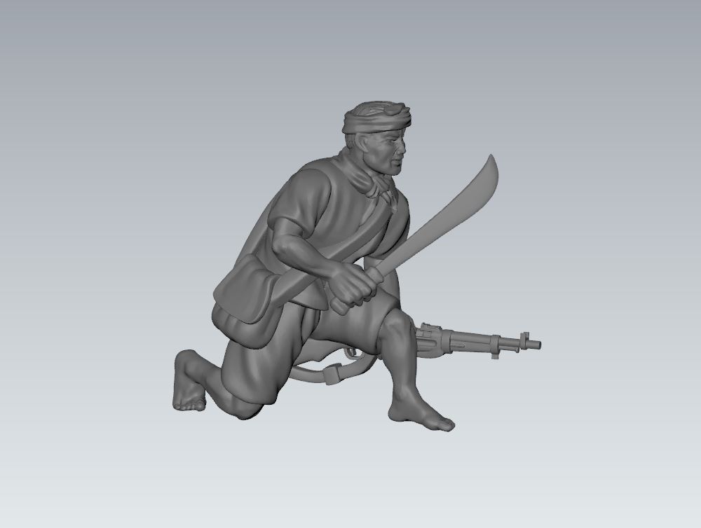28 mm Native Irregular Fighters by Studio Grozny - Wargaming3D