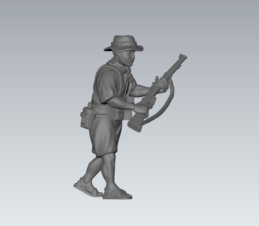 28 mm Native Irregular Fighters by Studio Grozny - Wargaming3D