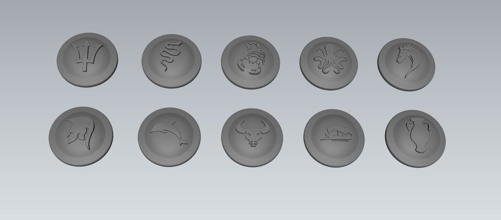 28 mm Ancient Greek Aspis Shields by Studio Grozny - Wargaming3D