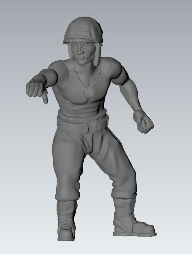 28 mm USMC gun crew by Studio Grozny - Wargaming3D