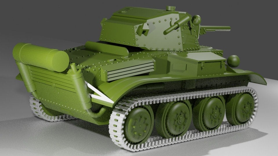 Light Tank Mk VII Tetrarch by zirrian - Wargaming3D