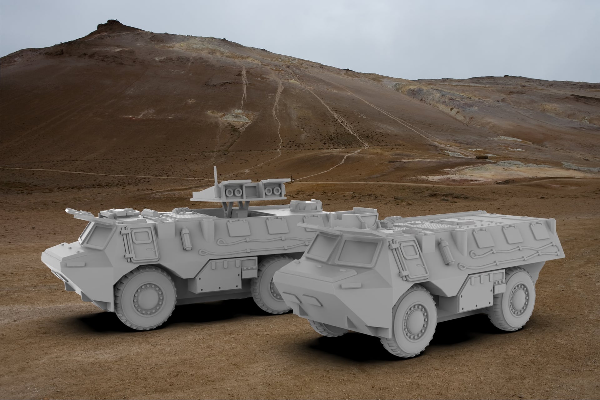 VAB APC & MEPHISTO by Normandy Miniatures - Wargaming3D