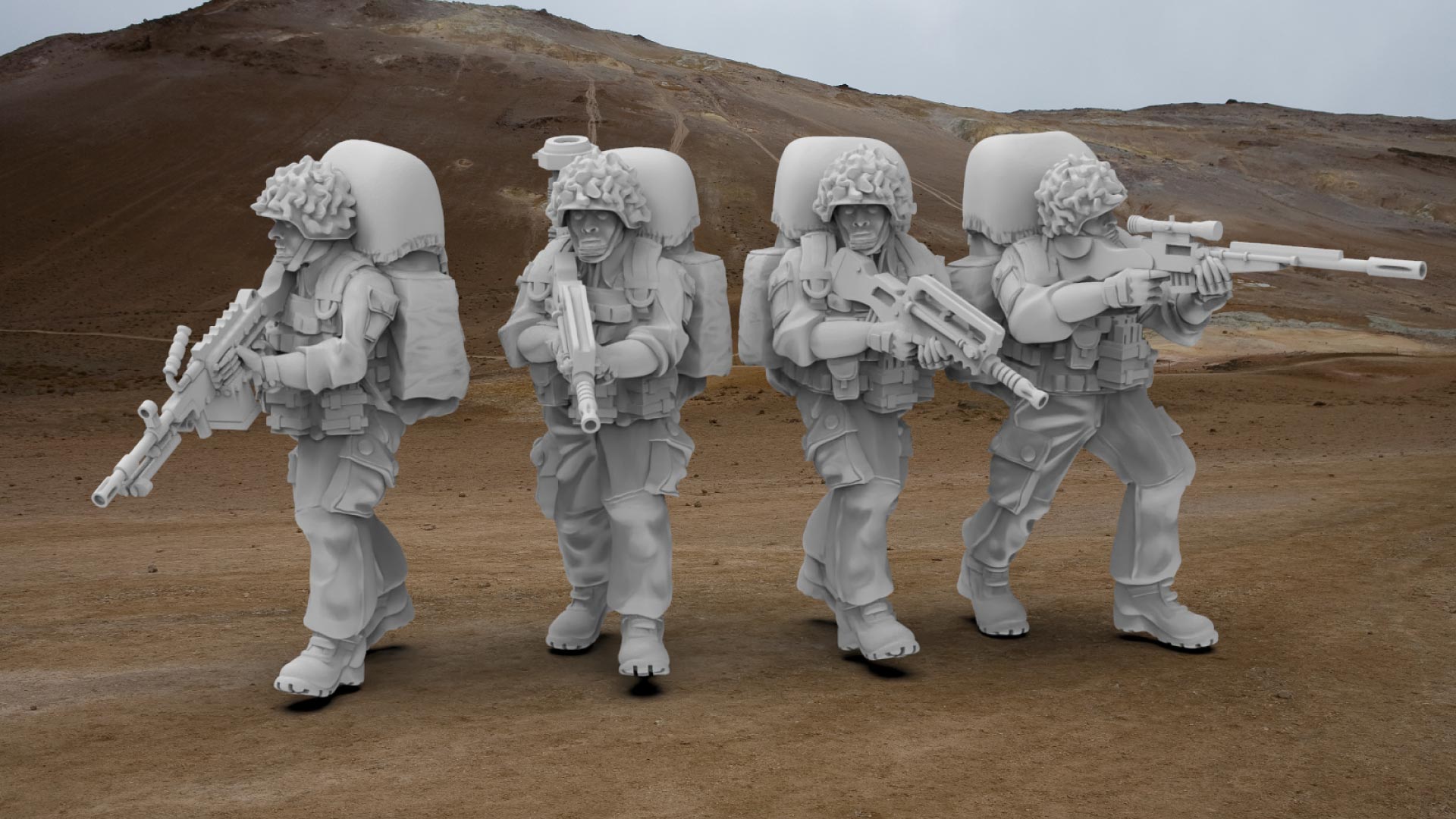 MODERN FRENCH 2nd REP by Normandy Miniatures - Wargaming3D