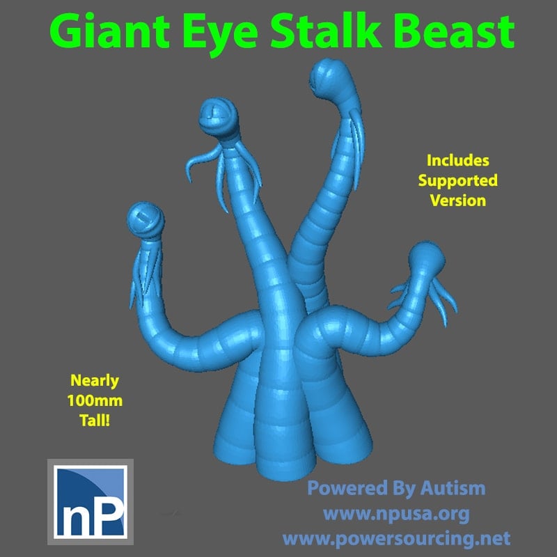 Giant Eye Stalk Beast by nonPareil Institute / PowerSourcing - MiniHoarder