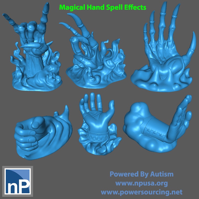 Magical Hand Spell Effects by nonPareil Institute / PowerSourcing ...