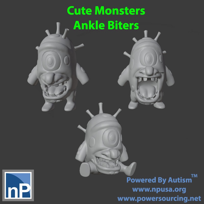Cute Monsters (Ankle Biters) by NonPareil Institute / PowerSourcing ...