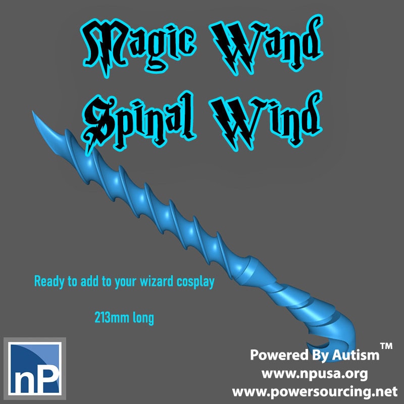 Spinal Wind - Magic Wand for Cosplay by nonPareil Institute ...