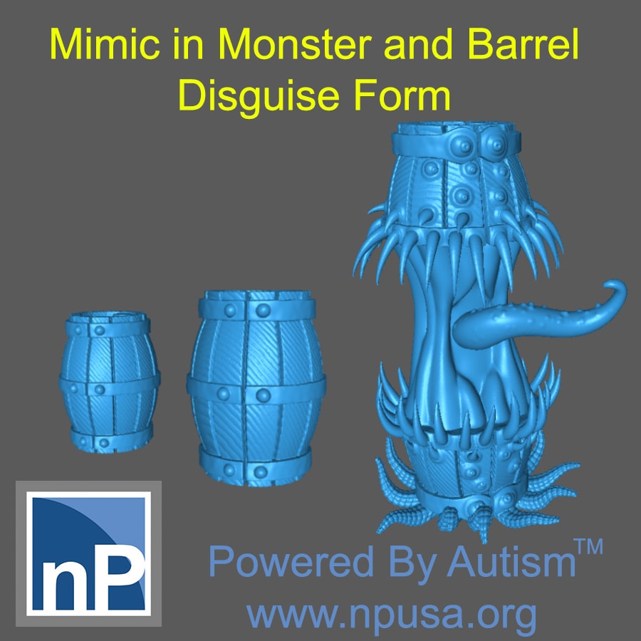 Barrels and Mimic by nonPareil Institute / PowerSourcing - MiniHoarder