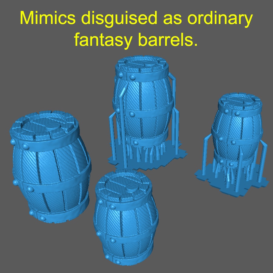 Barrels and Mimic by nonPareil Institute / PowerSourcing - MiniHoarder