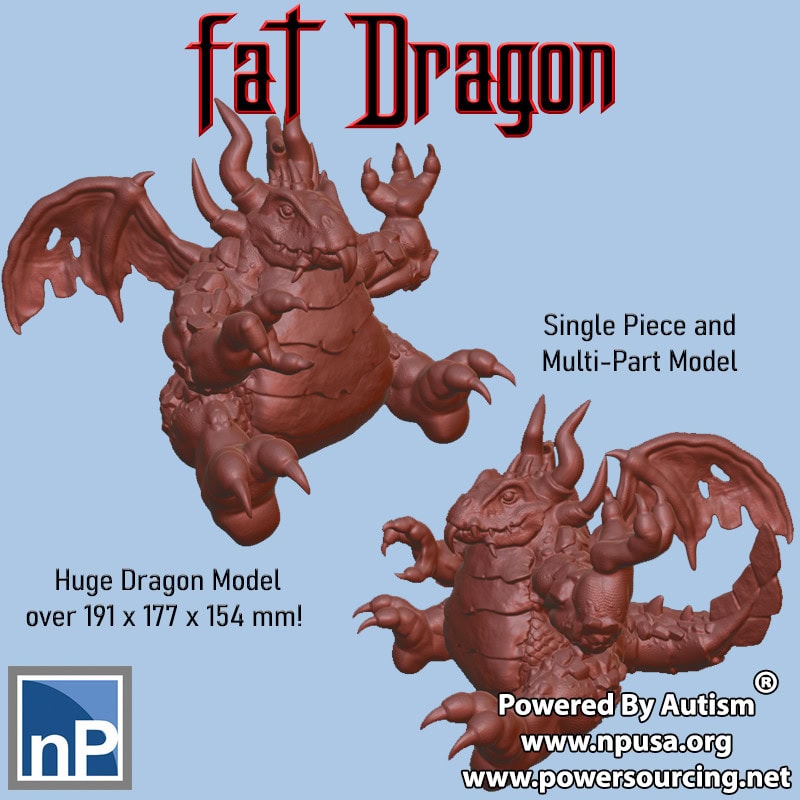 Giant Fat Dragon by nonPareil Institute / PowerSourcing - MiniHoarder
