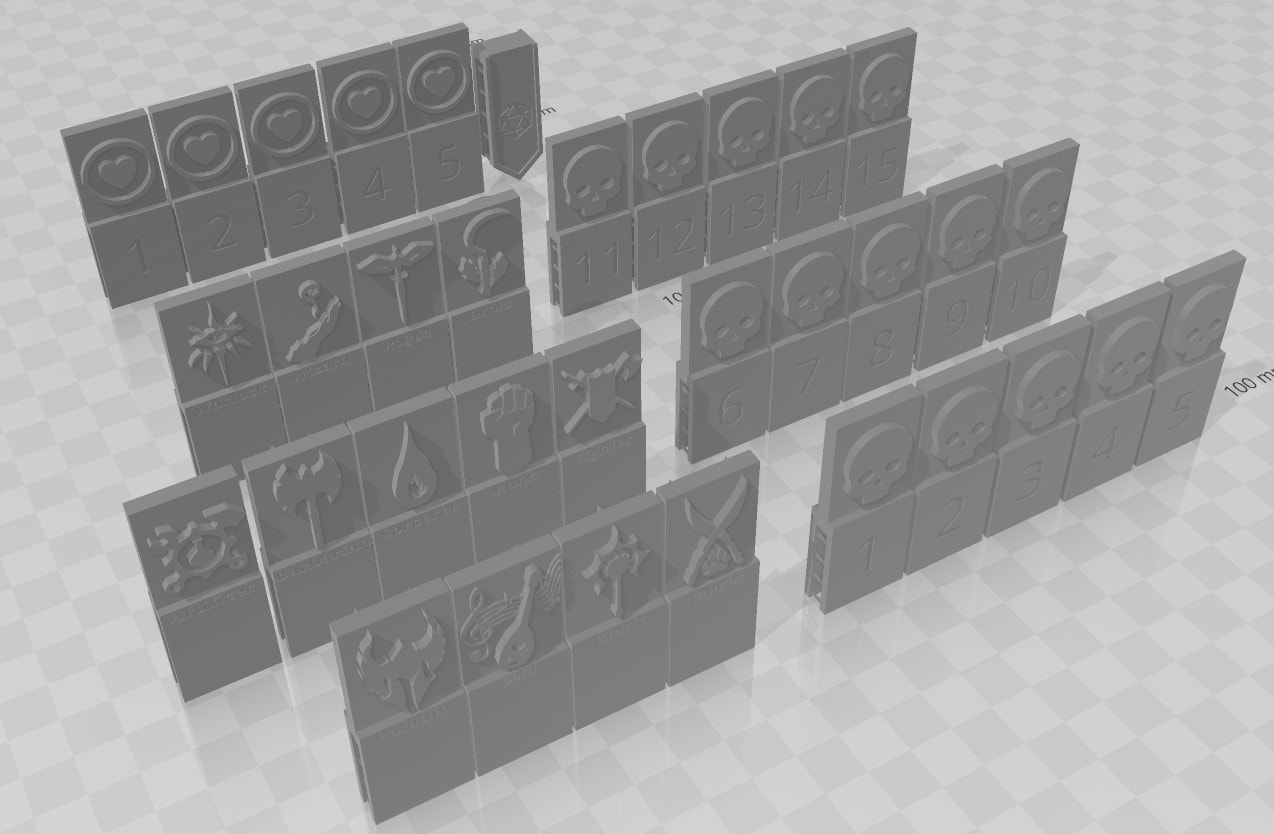 DM screen Initiative trackers by Alchemy - MiniHoarder