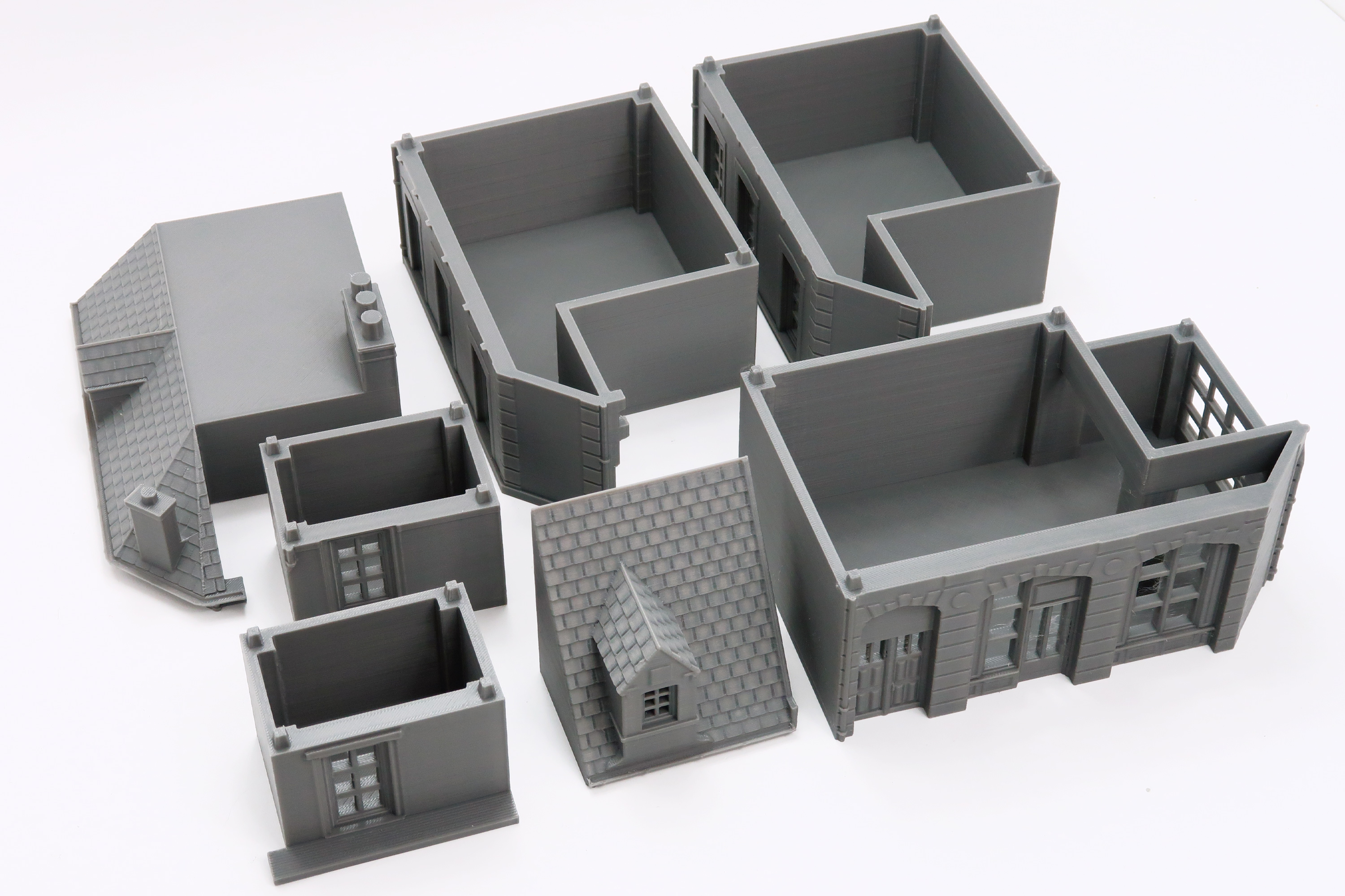 Caen Corner Buildings - Miniature Wargaming French Terrain WW2 by ...