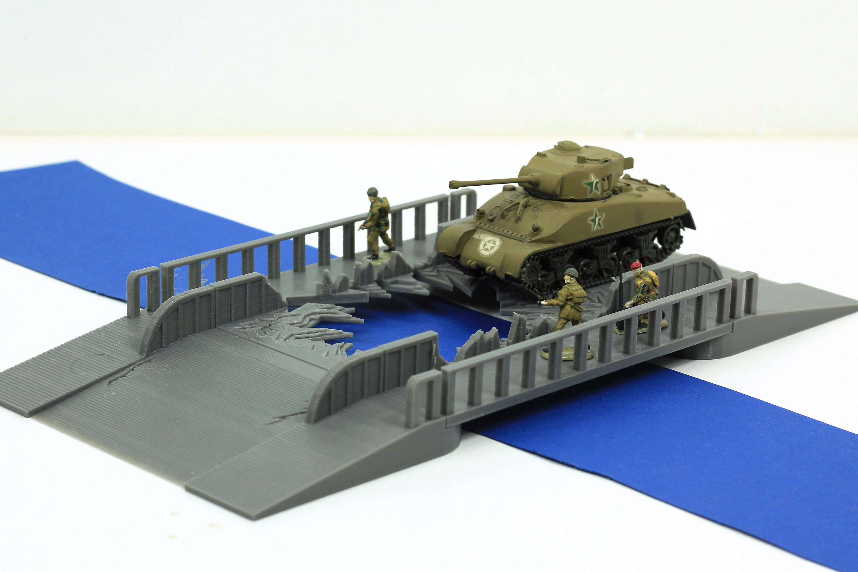 Flat Steel Bridge - Tabletop Wagaming Terrain copy by Patrick ...