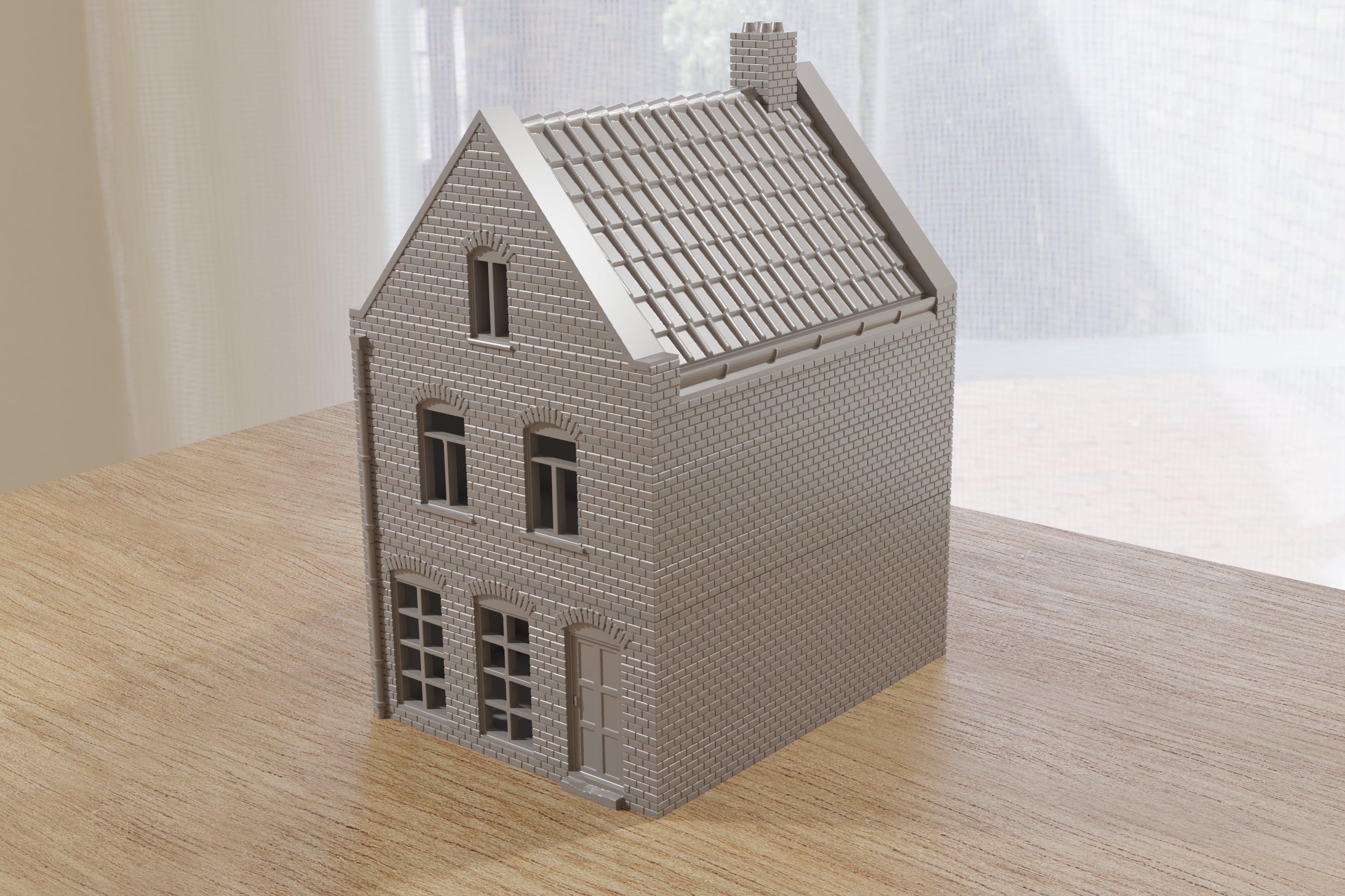 Dutch Spout Gable House (Tuitgevel) by Patrick Miniatures - MiniHoarder