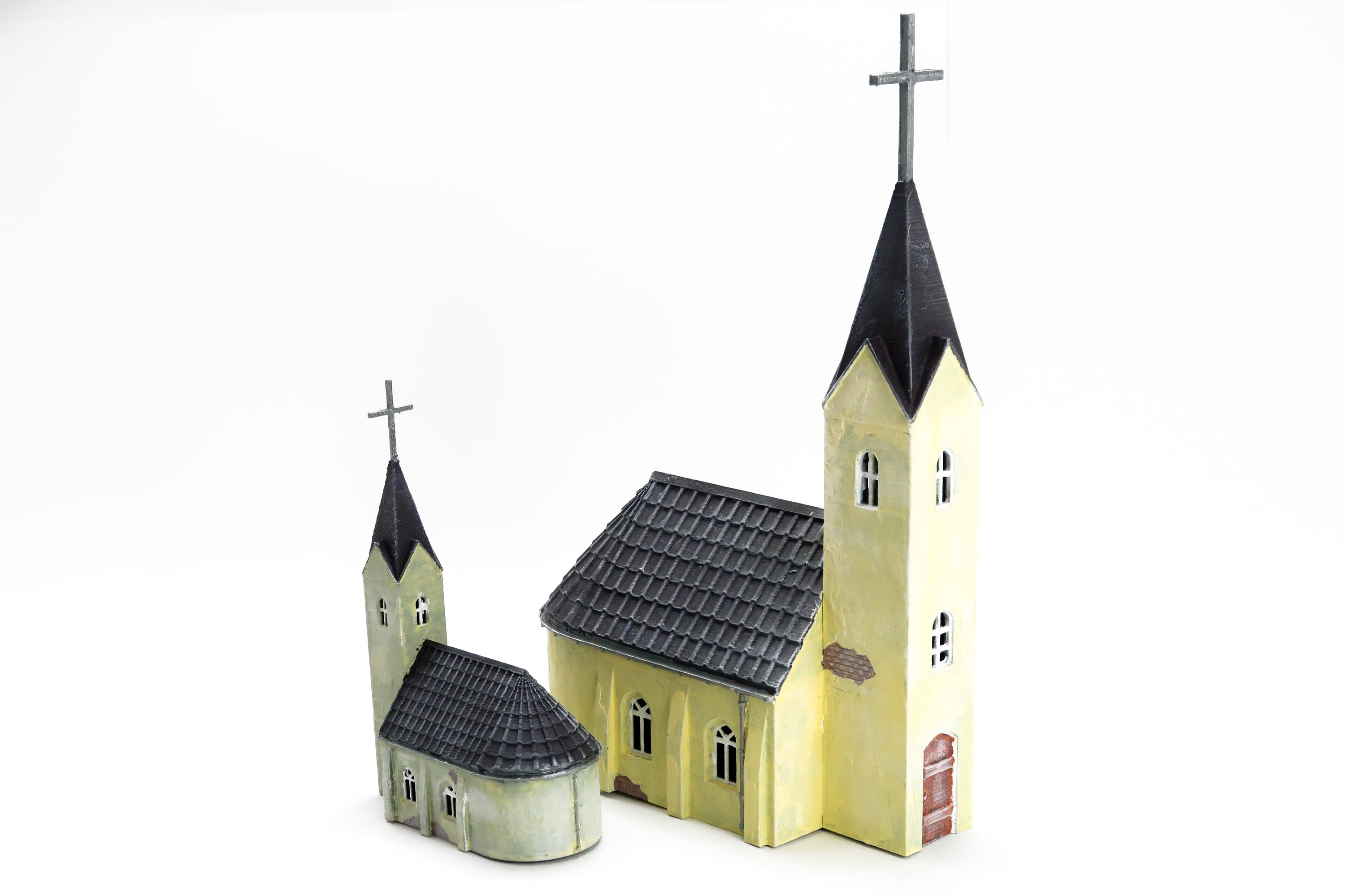 Polish Small Chapel - Intact and Destroyed - WW2 Wargaming Terrain by Patrick Miniatures ...