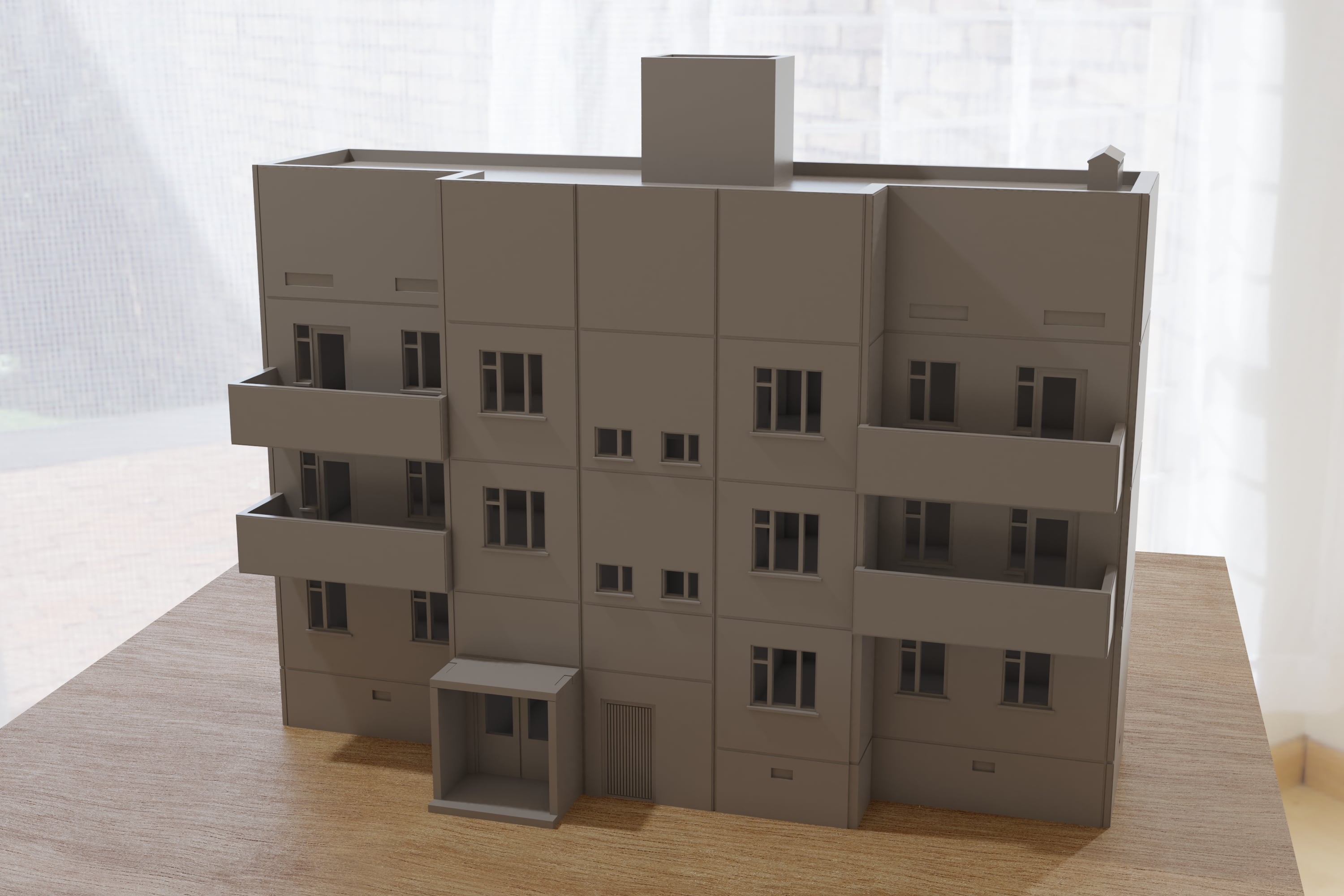 Pripyat Soviet Apartments Block Typ1 - Zona Alfa Terrain by Patrick ...