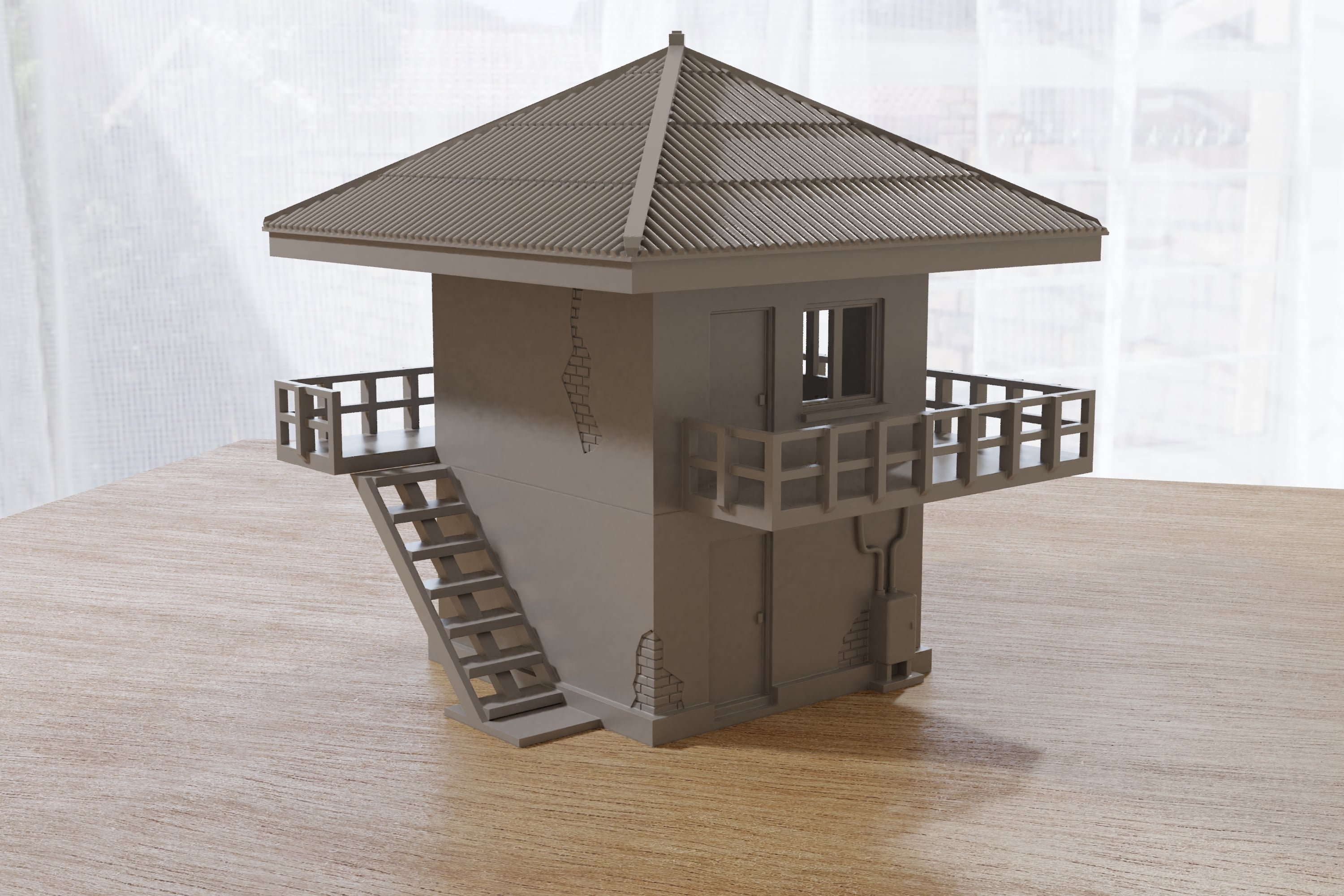 Soviet Military Outpost Watchtower - Zona Alfa Wargaming Terrain by ...