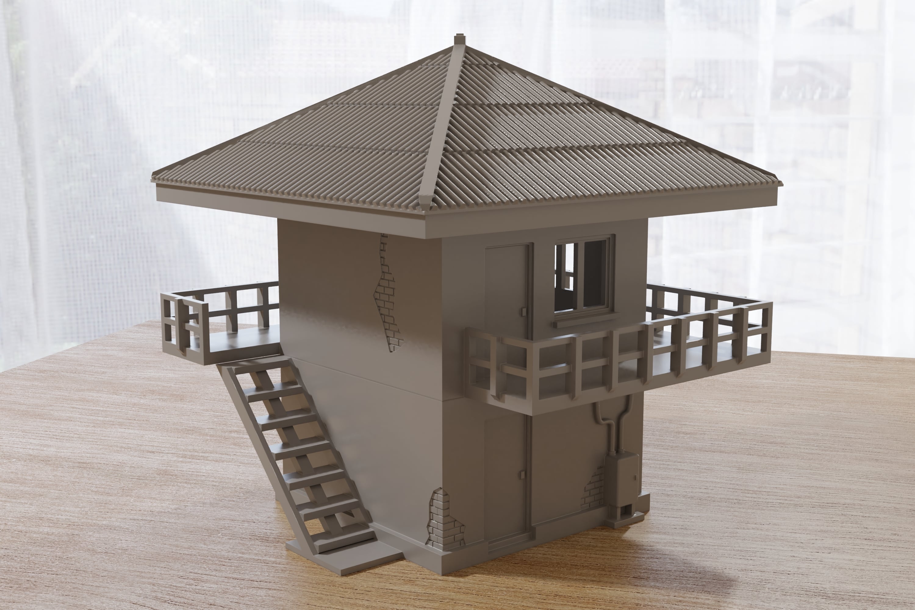 Soviet Military Outpost Watchtower - Zona Alfa Wargaming Terrain by ...