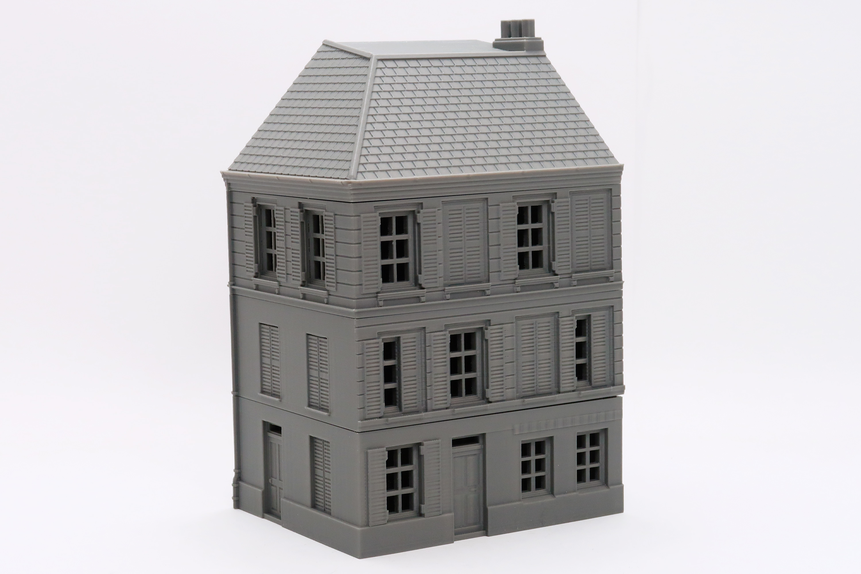 Caen Corner Building Type3 - Miniature Wargaming French Terrain WW2 by ...