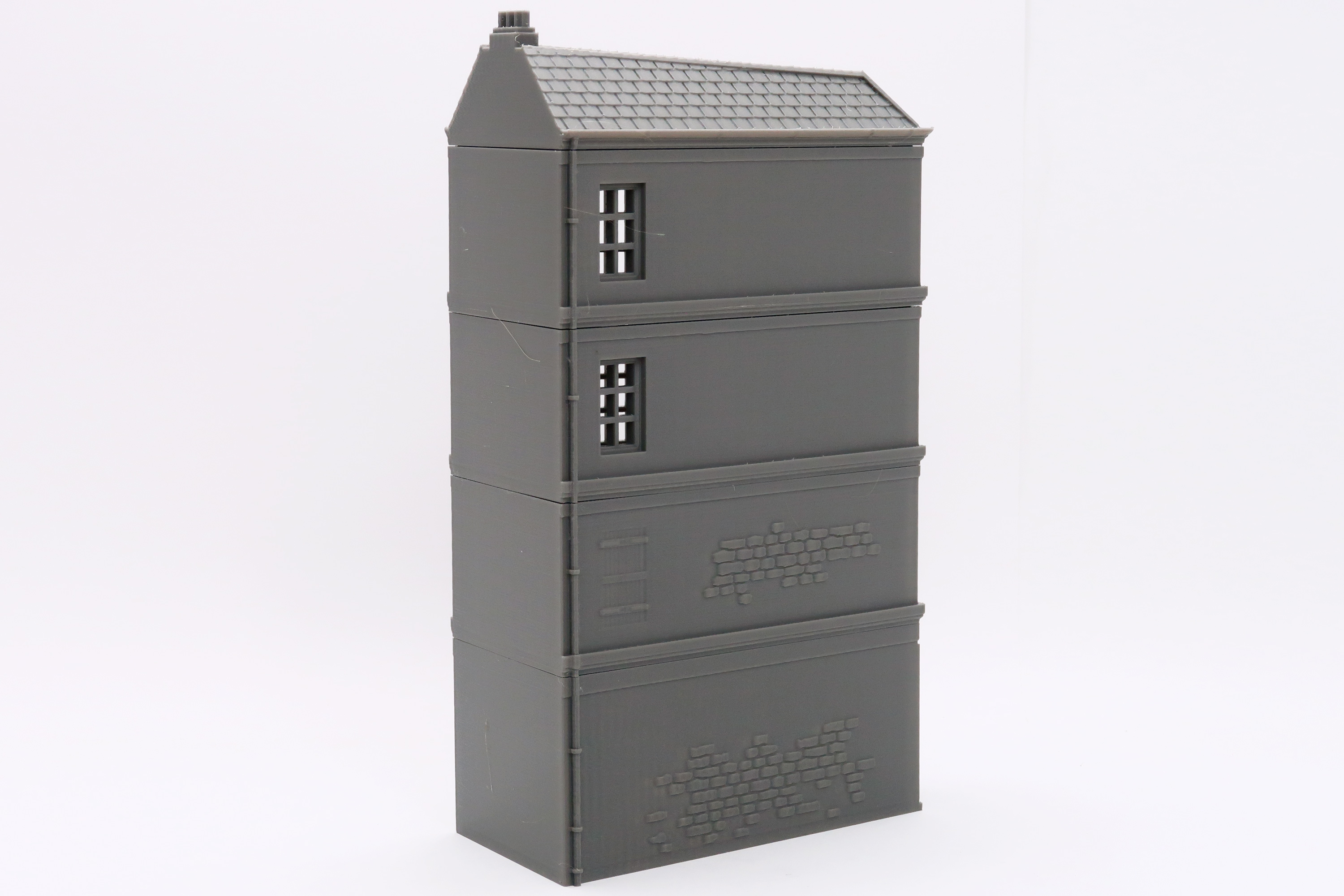 Caen Corner Building Type4 - Miniature Wargaming French Terrain WW2 by ...