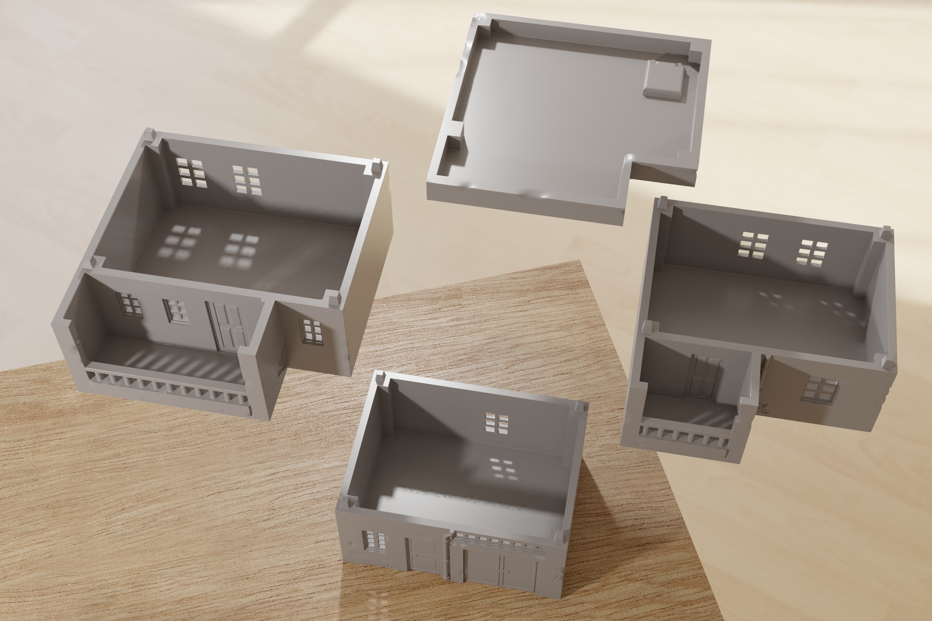 Arab Urban House DH 2 Apartments - WW2 to Modern Wargaming Terrain by ...