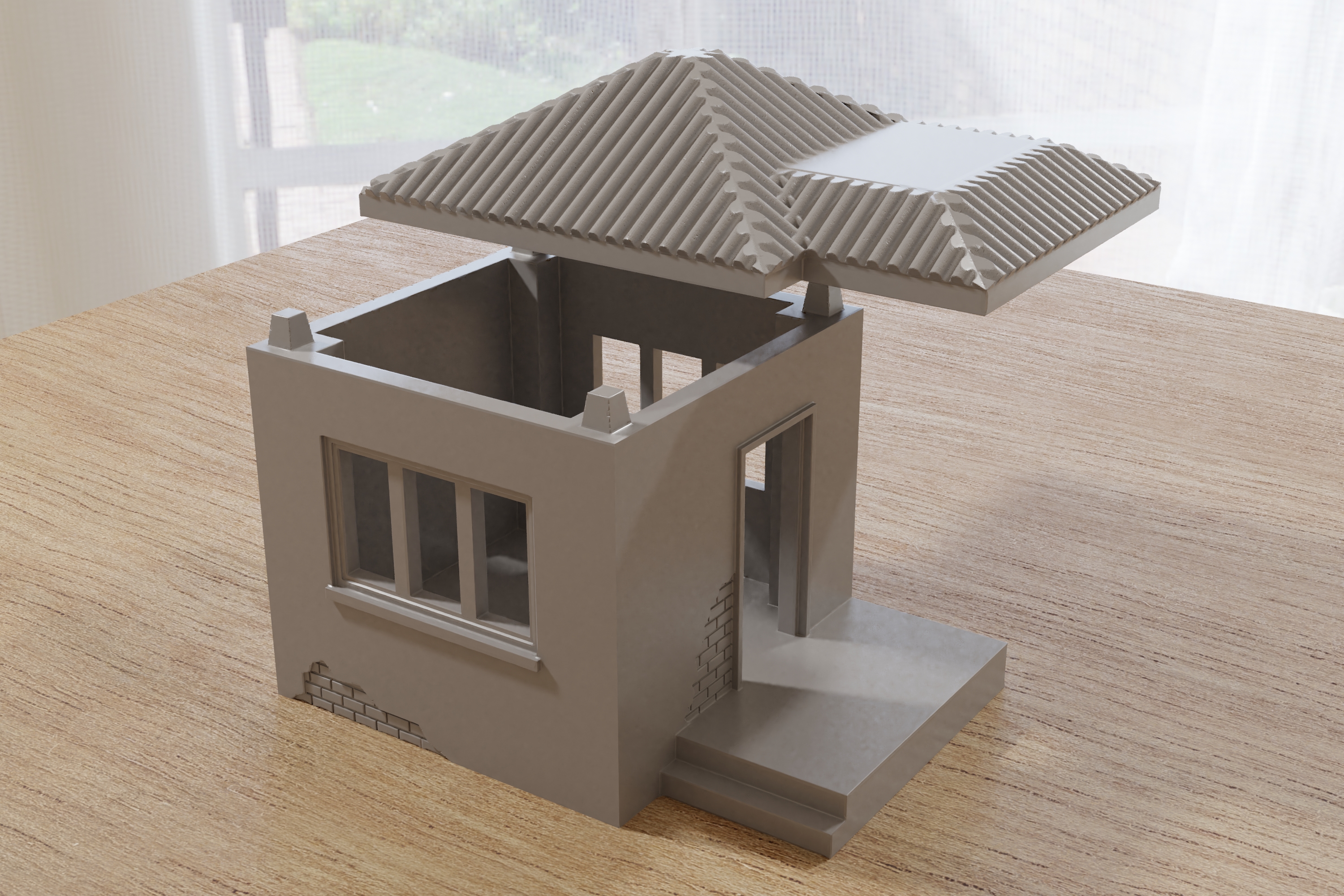 Soviet Military Outpost Guardhouse - Zona Alfa Wargaming Terrain by ...