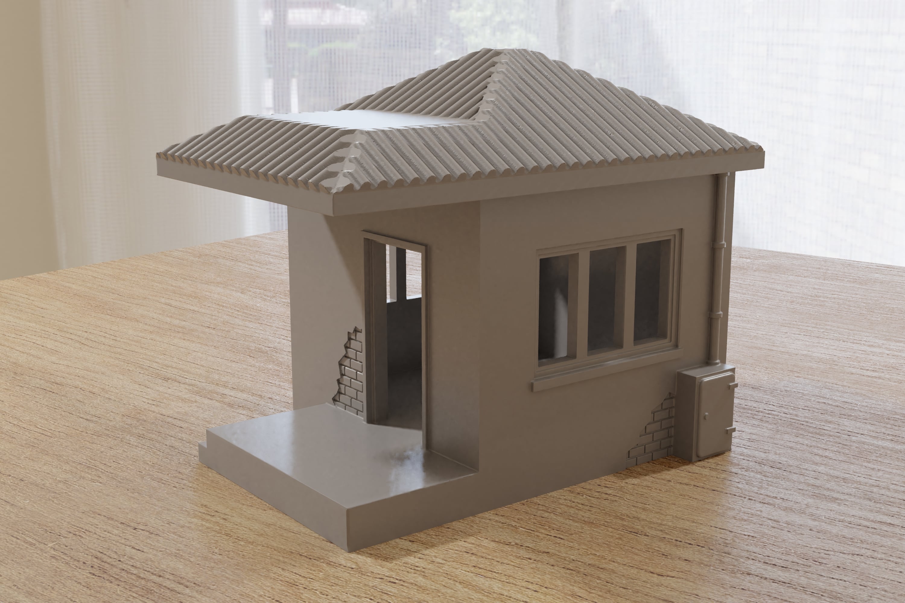 Soviet Military Outpost Guardhouse - Zona Alfa Wargaming Terrain by ...