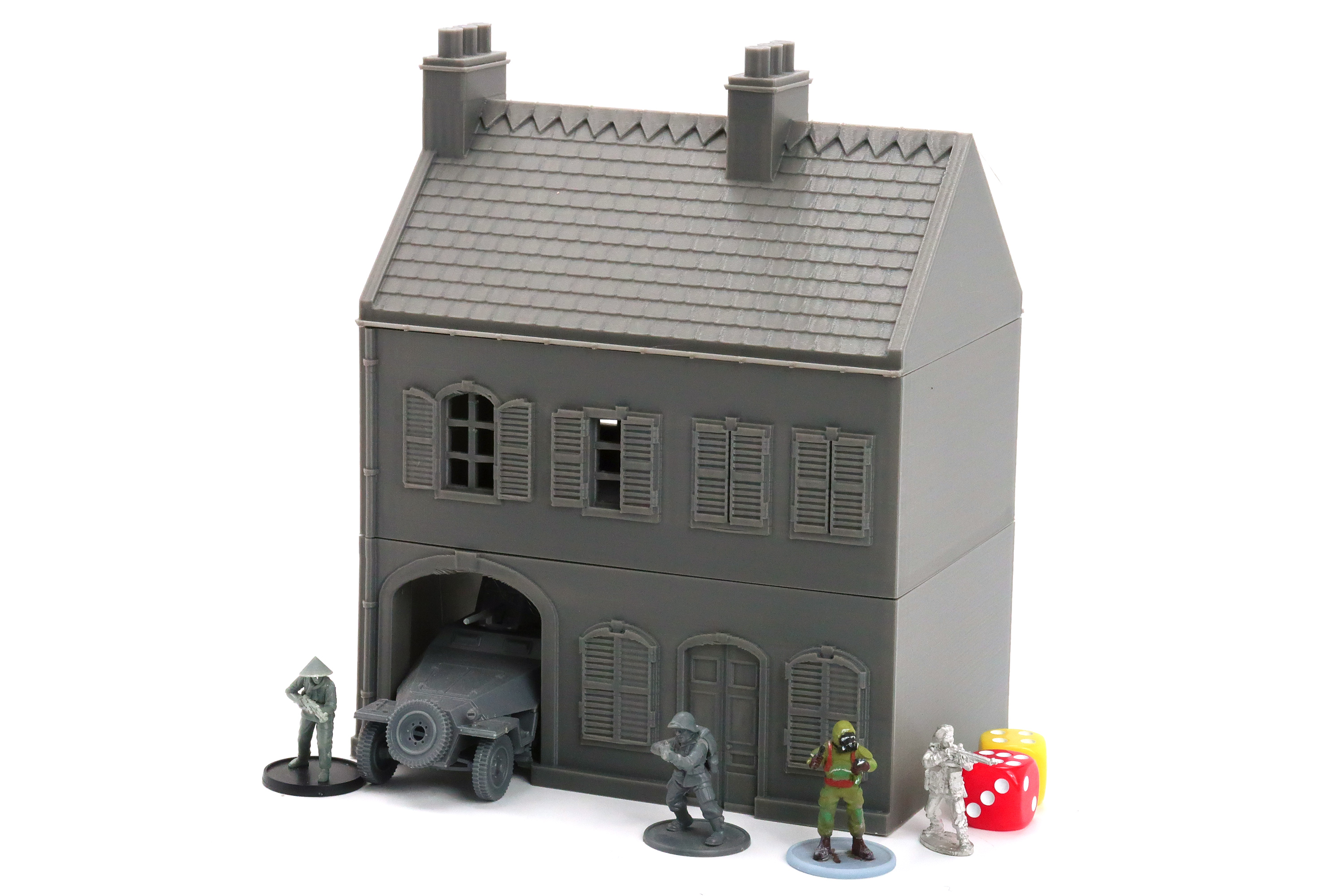 Sainte-Mère-Église French Row House Set - Wargaming Terrain by Patrick ...