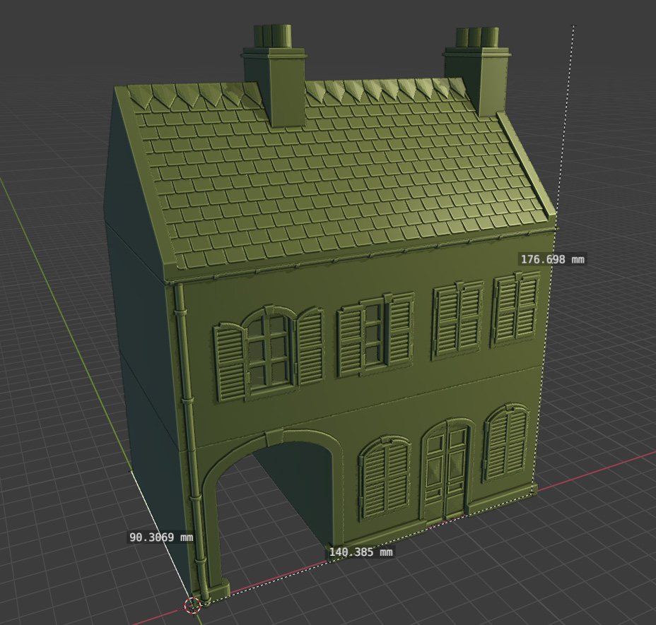 Sainte-Mère-Église French Row House Set - Wargaming Terrain by Patrick ...