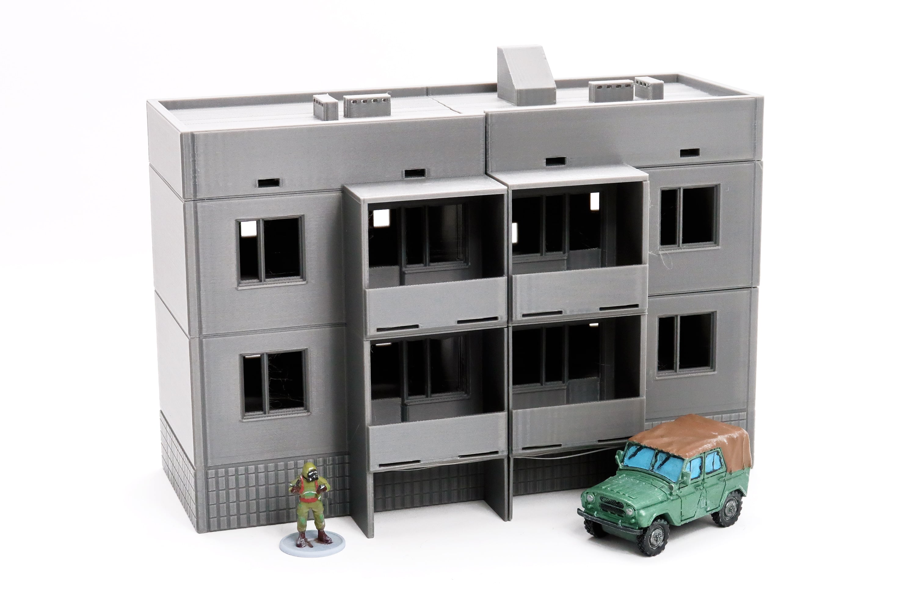 Soviet Block Apartments Type2 - Zona Alfa Soviet Era Wargaming Terrain ...