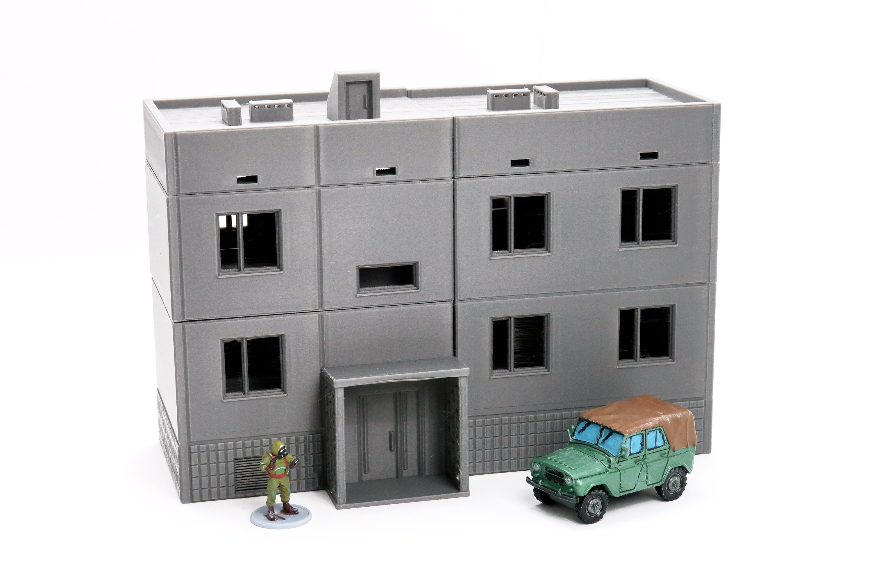 Soviet Block Apartments Type2 - Zona Alfa Soviet Era Wargaming Terrain ...