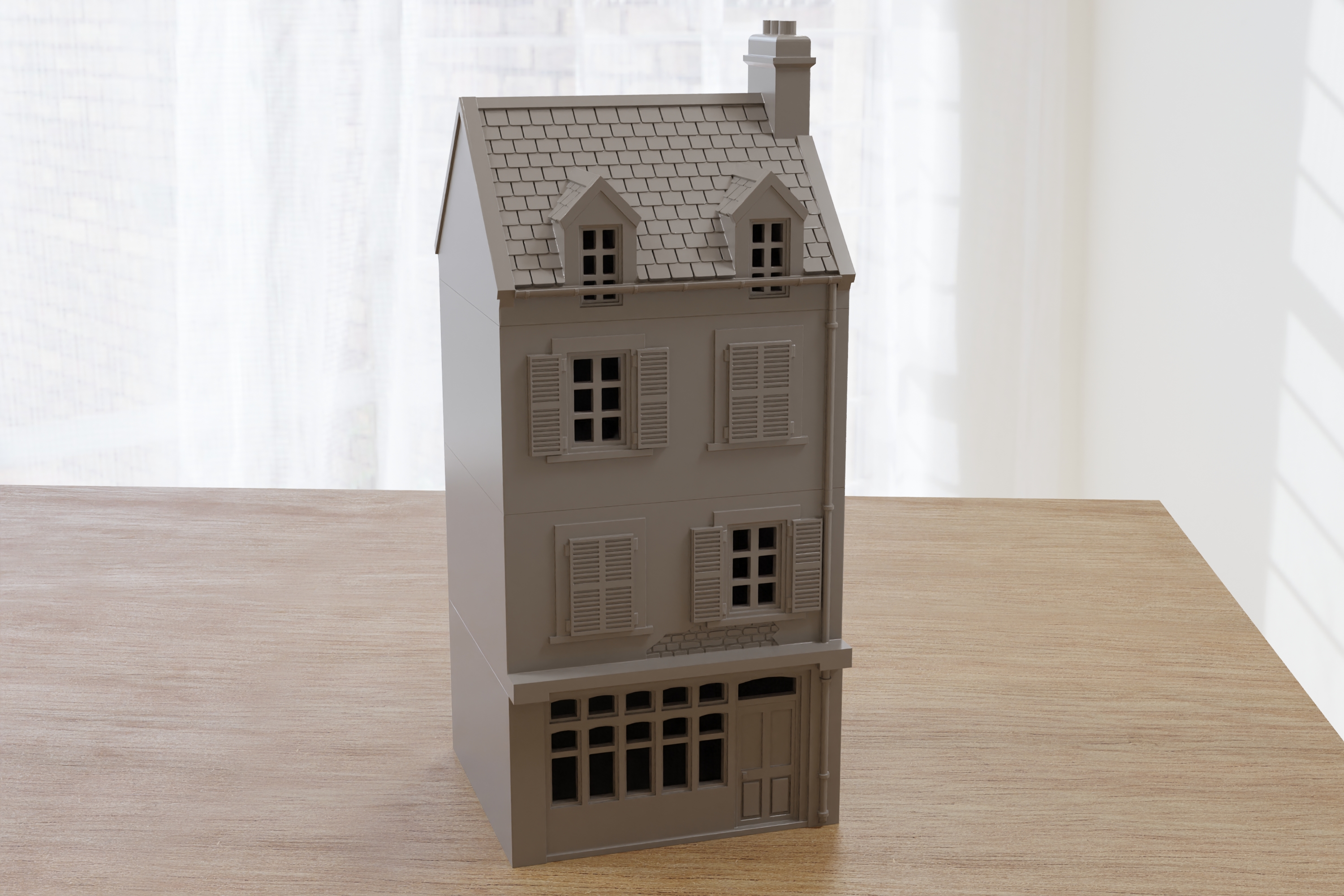 Normandy Commercial Corner Block - Wargaming Terrain by Patrick ...