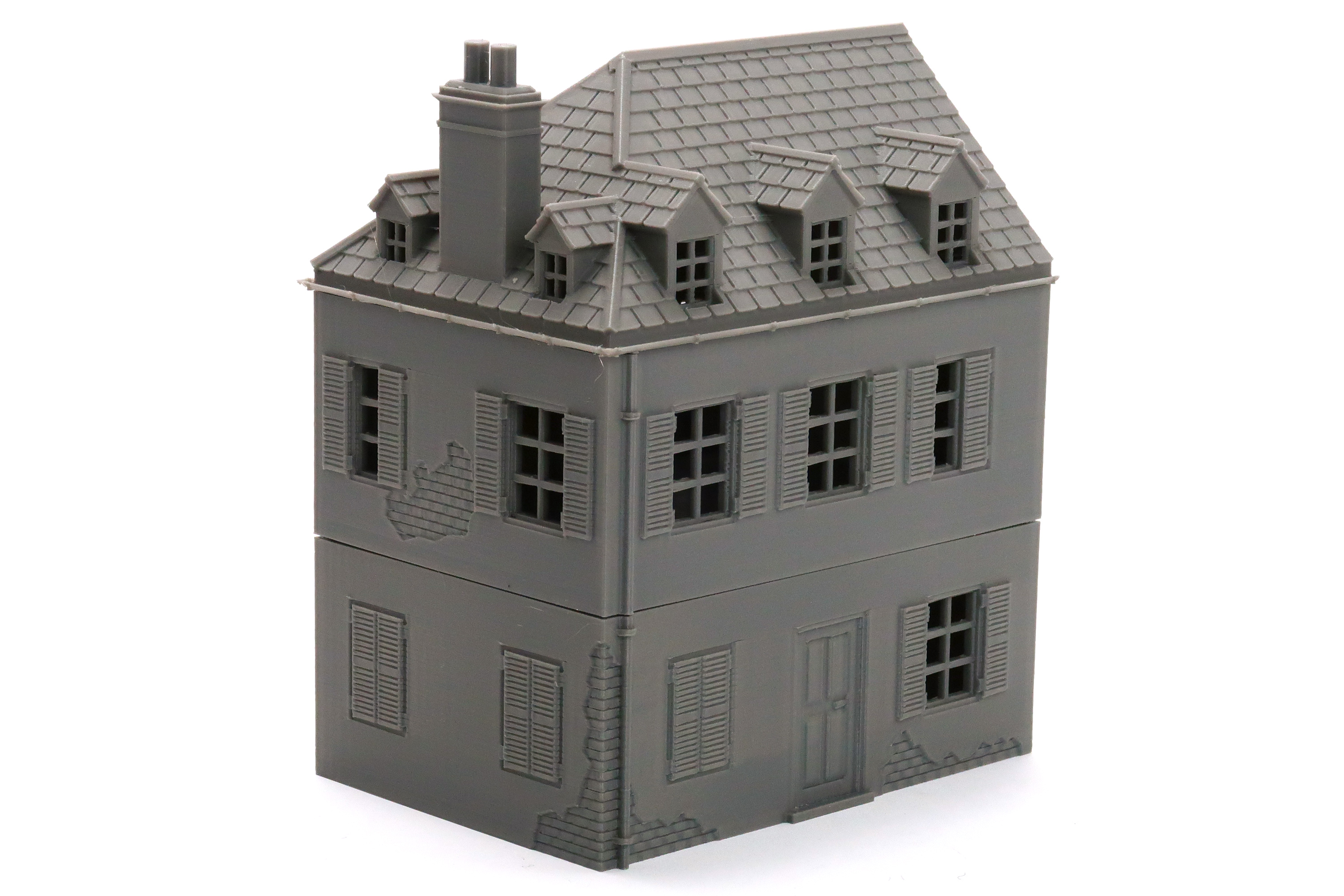 Sainte-Mère-Église French Row House Set - Wargaming Terrain by Patrick ...