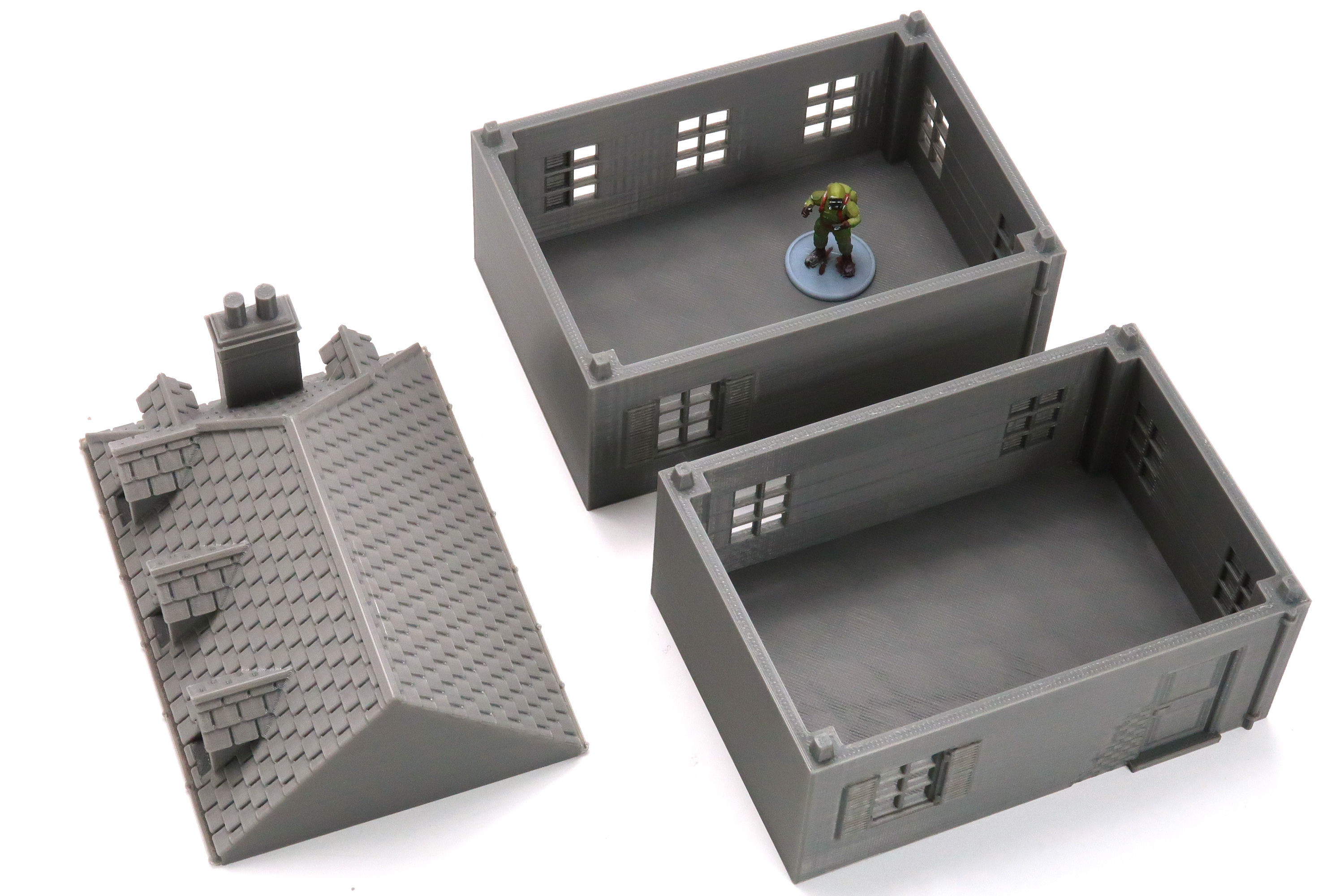 Sainte-Mère-Église French Row House Set - Wargaming Terrain by Patrick ...