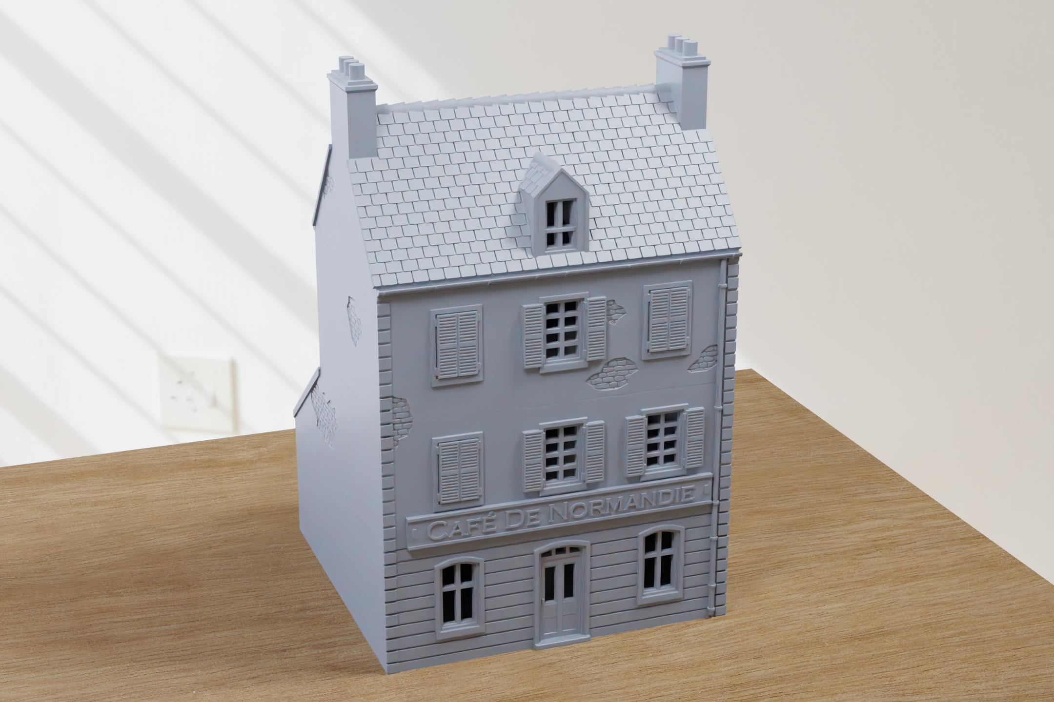 Cafe de Normandie - WW2 Wargaming Terrain France by Patrick Miniatures ...